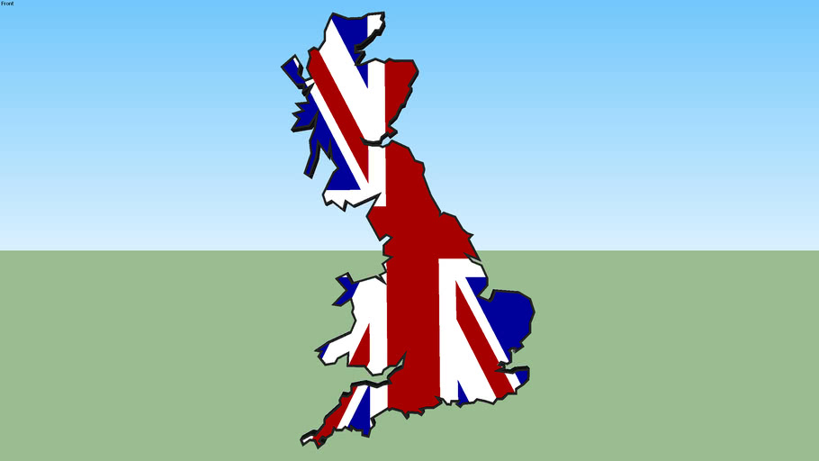 UK, United Kingdom, Flag | 3D Warehouse