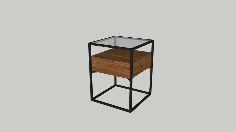 Rustic Side Table | 3D Warehouse