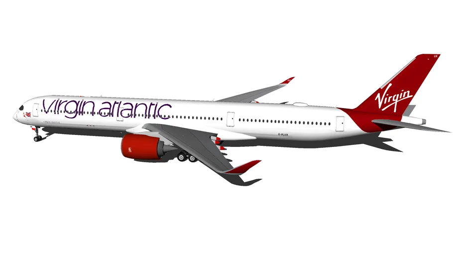 Virgin Atlantic Airbus A350-1000 | 3D Warehouse