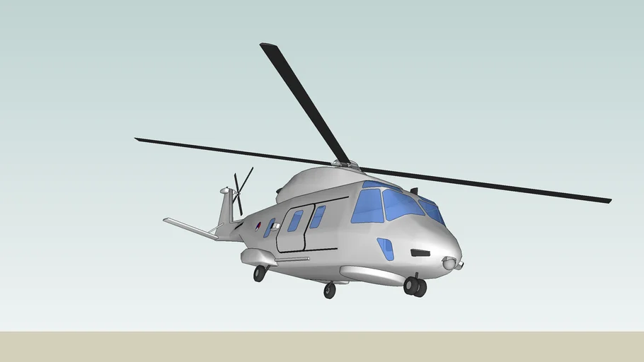 heli met schip | 3D Warehouse