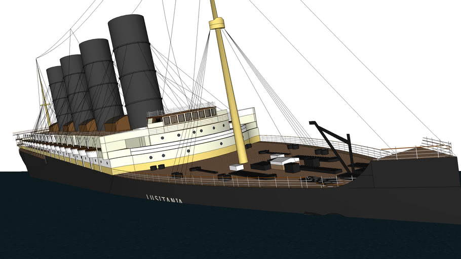 R.M.S Lusitania sinking | 3D Warehouse