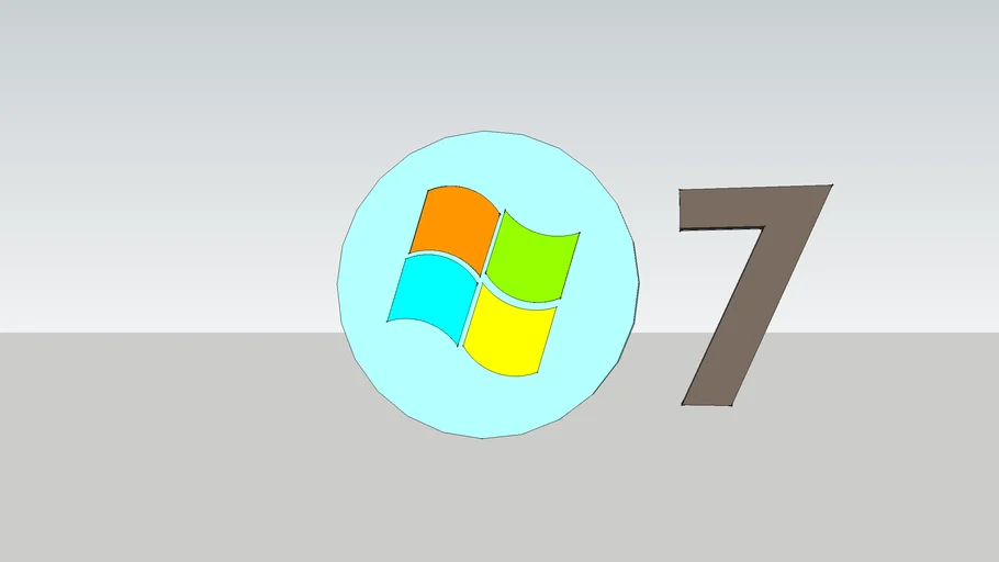 Windows 7 Start Button | 3D Warehouse