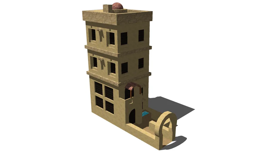 Arabic House 2 - Three Storey | 3D Warehouse