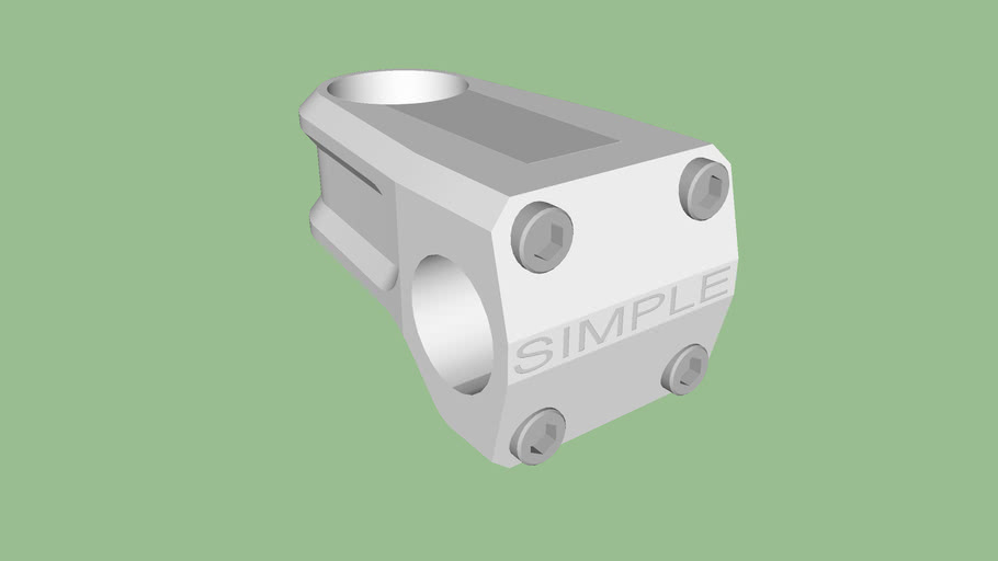 Simple System BMX Stem | 3D Warehouse