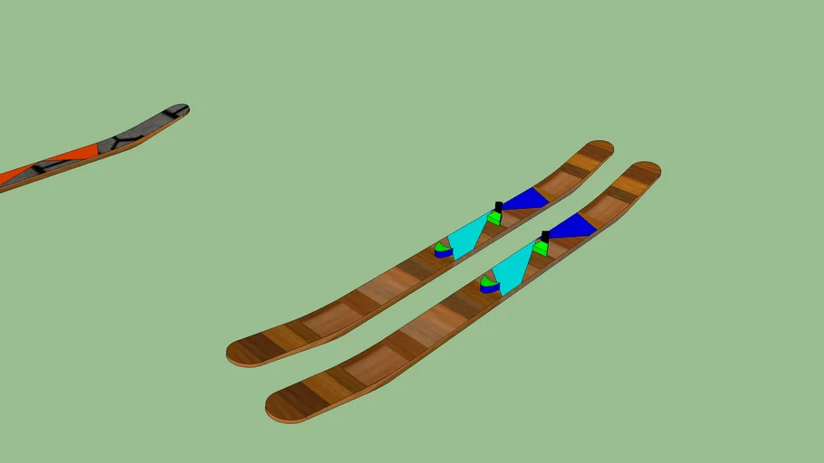 Pow ski design | 3D Warehouse