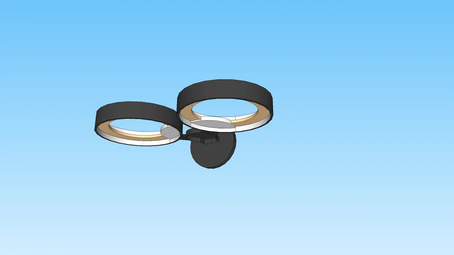 Sonneman Light Guide Ring Double LED Sconce | 3D Warehouse