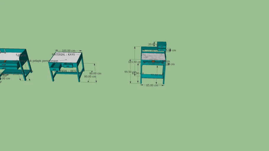Production Table | 3D Warehouse