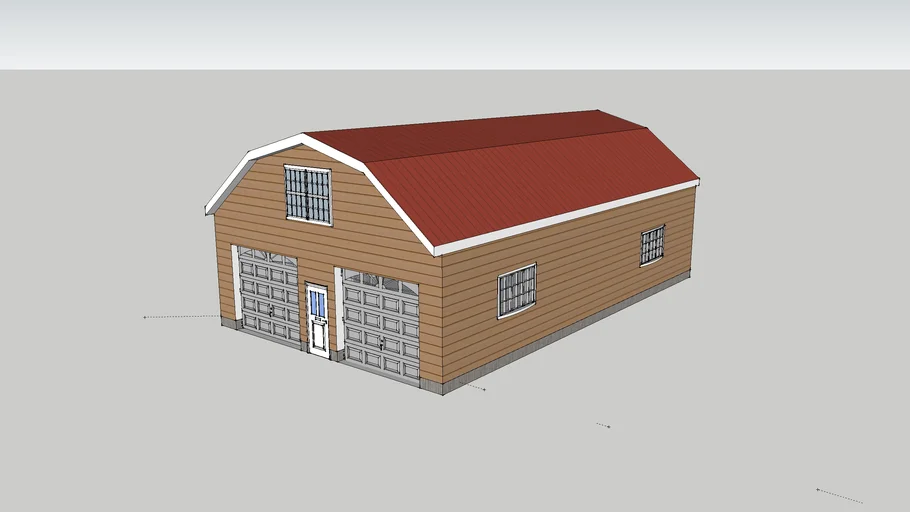 garage 30x50 | 3D Warehouse
