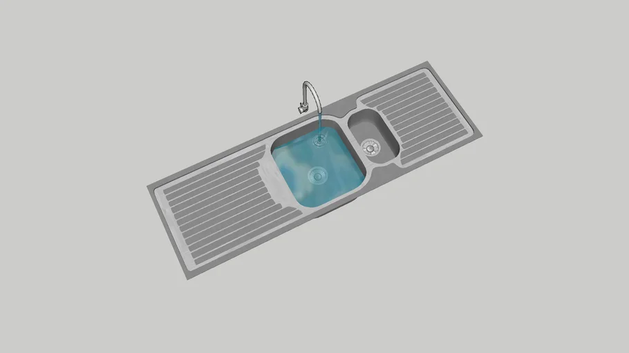 interactive kitchen sink | 3D Warehouse
