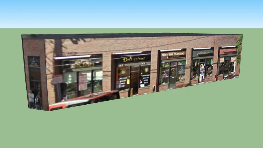 Stores in Davis Square | 3D Warehouse