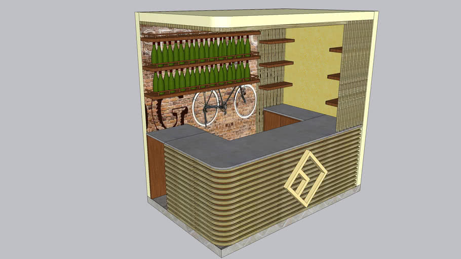 Small Cafe Design | 3D Warehouse