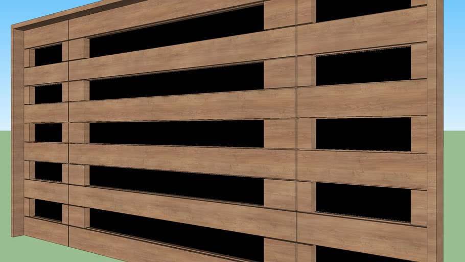 Porton madera | 3D Warehouse