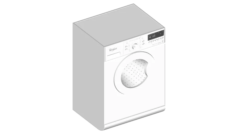 Whirlpool washing machine | 3D Warehouse