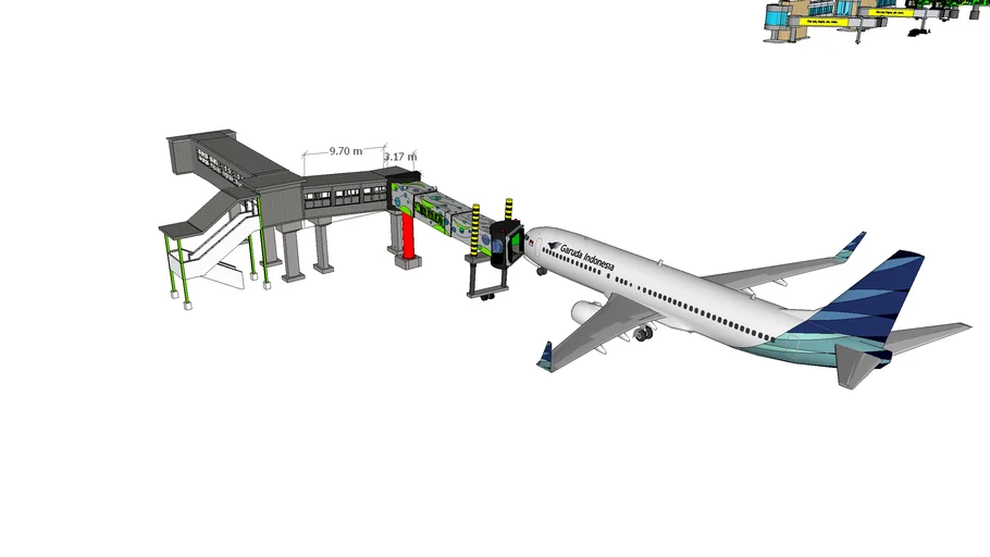 BOARDING BRIDGE | 3D Warehouse