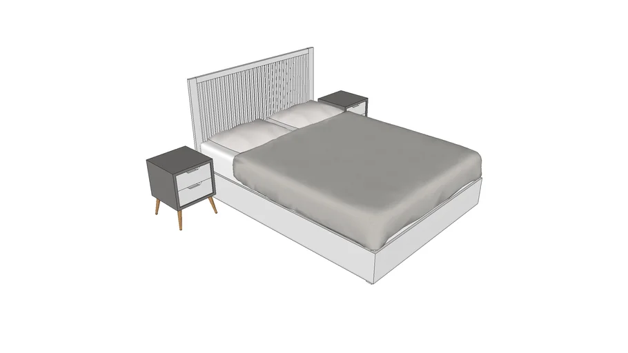 bed set | 3D Warehouse