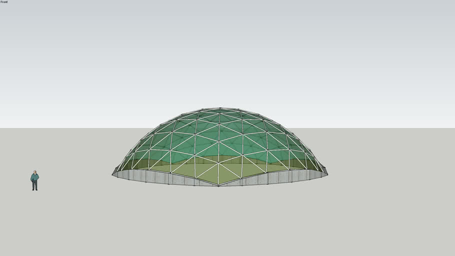 Geodesic Dome 6V 90FT | 3D Warehouse