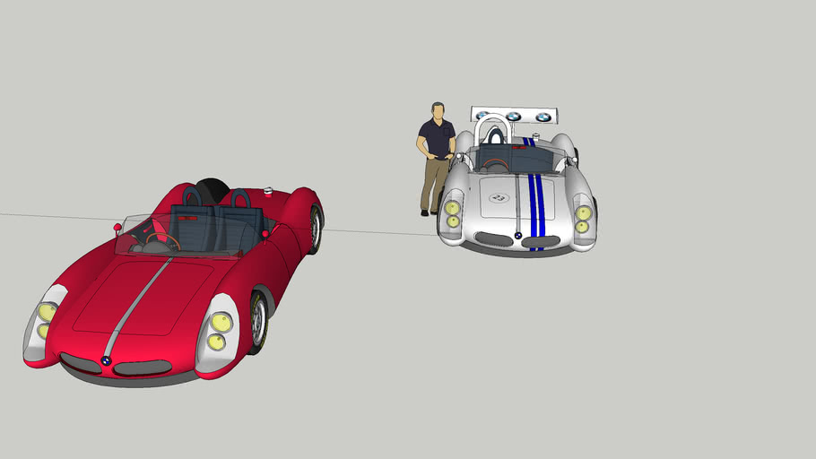 Classic car_BMW_50's | 3D Warehouse