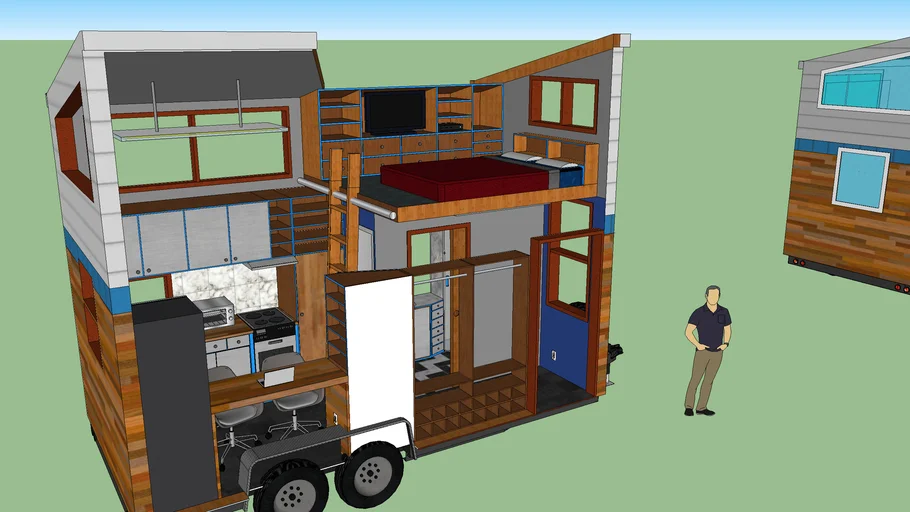 Tiny house model 1:1 scale | 3D Warehouse