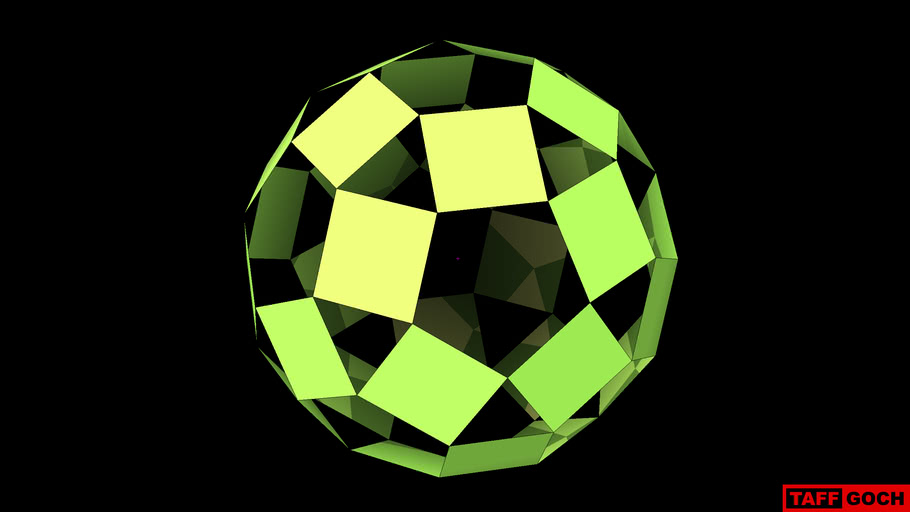 'Ball of Squares' • Polyhedron Tutorial | 3D Warehouse