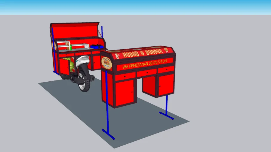Gerobak Motor | 3D Warehouse