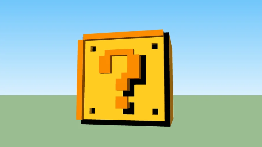 Mario Question Block | 3D Warehouse