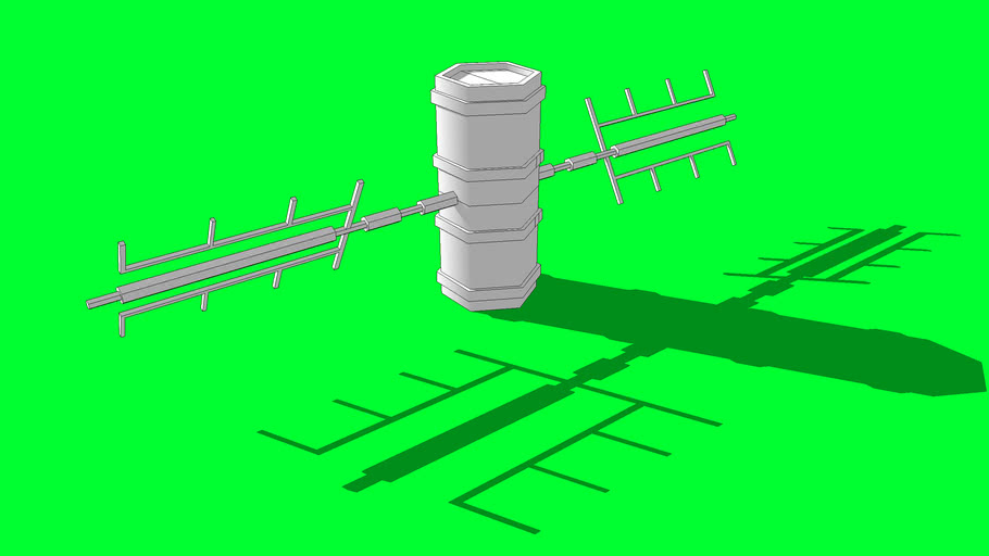 SPACE SATELLITE BASIC MODEL LOW POLY | 3D Warehouse