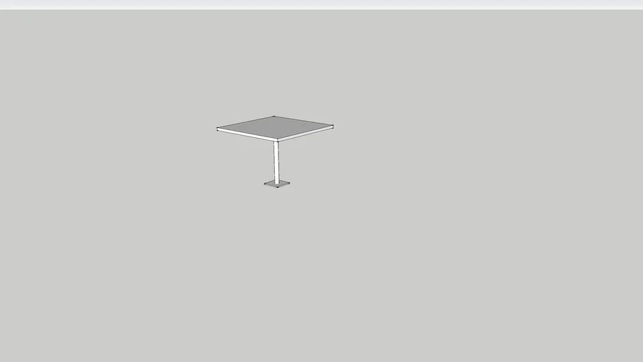 Square Table | 3D Warehouse