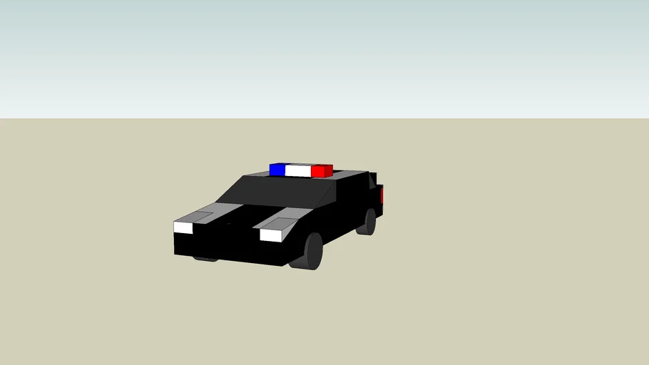 random cop car | 3D Warehouse