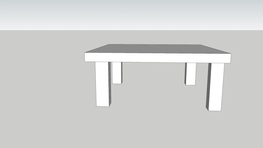 TABLE BASSE SIMPLE | 3D Warehouse