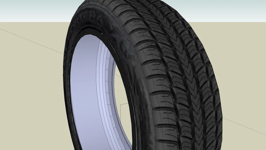 Vehicle tire - 205/45R22 GOODYEAR Fortera SL | 3D Warehouse