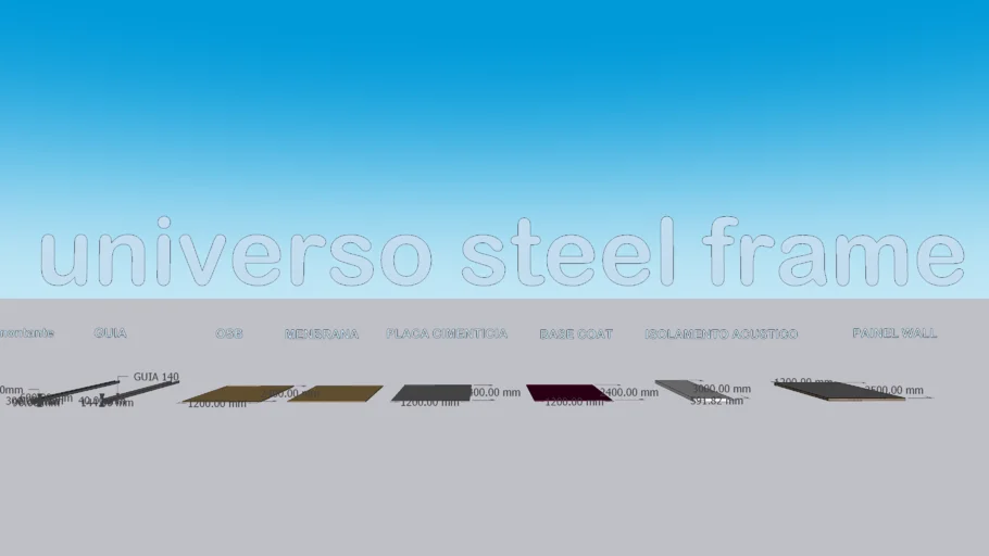 UNIVERSO STEEL FRAME | 3D Warehouse