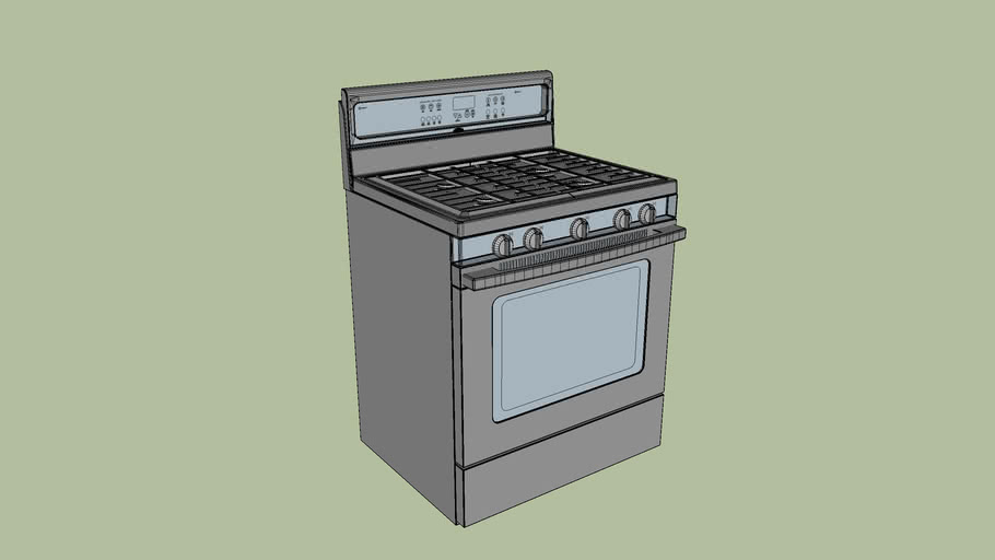 Whirlpool Stove | 3D Warehouse