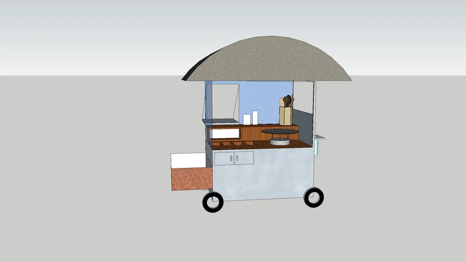 beli beli food cart | 3D Warehouse