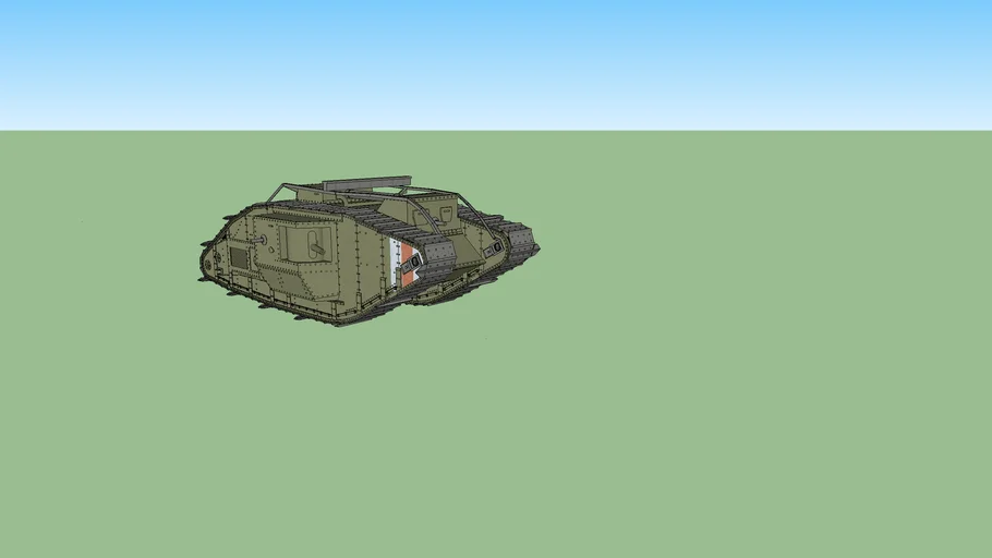 UK World War1 Mark.5 Tank | 3D Warehouse