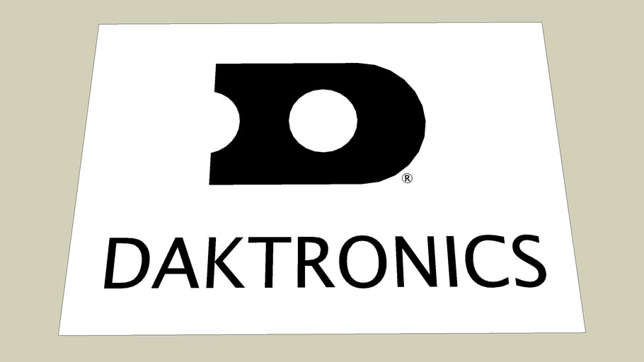 DAKTRONICS Logo | 3D Warehouse