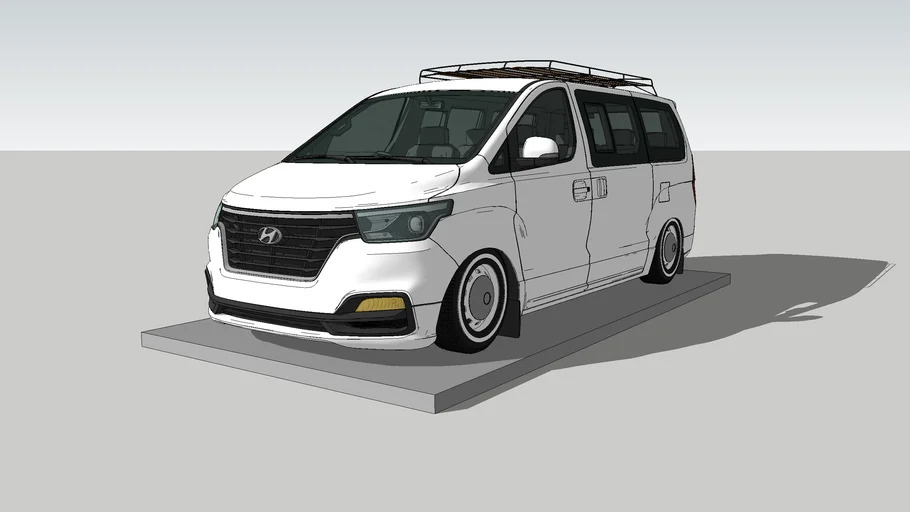 Hyundai H-1 Starex - Retro Look | 3D Warehouse