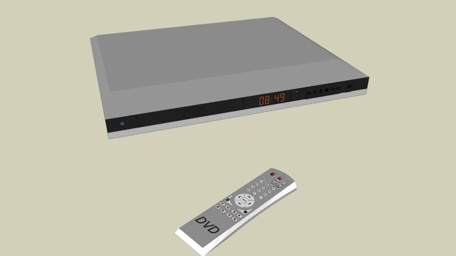 lecteur DVD | 3D Warehouse