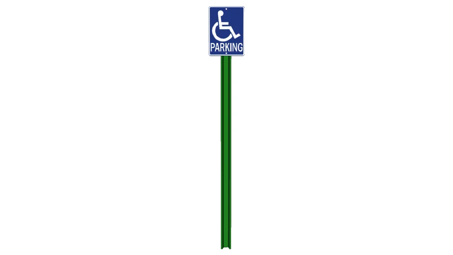 Handicap Sign 2 | 3D Warehouse