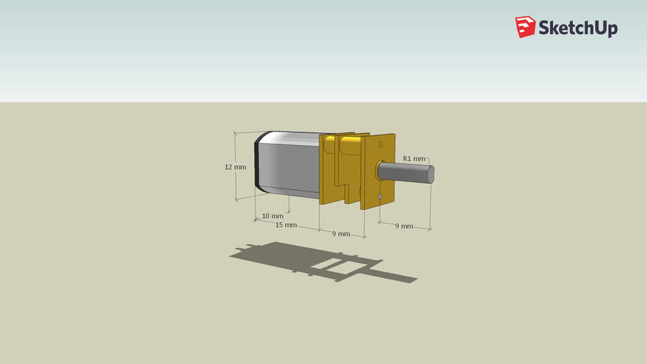 n20 micromotor | 3D Warehouse