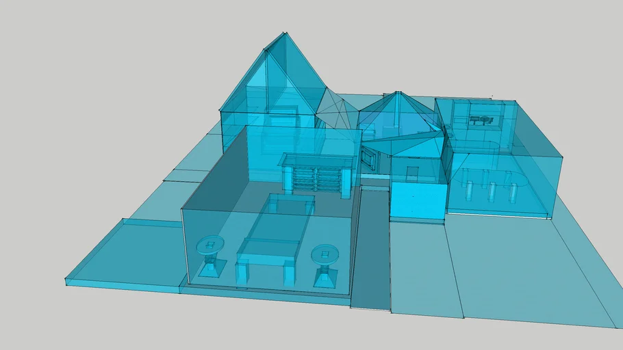 Glass house map | 3D Warehouse