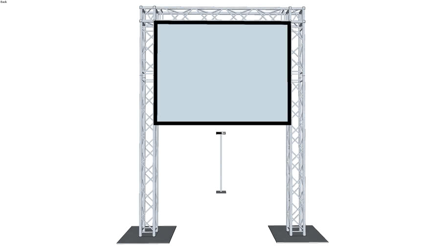 Projector Truss Arch 4m x 2.5m | 3D Warehouse