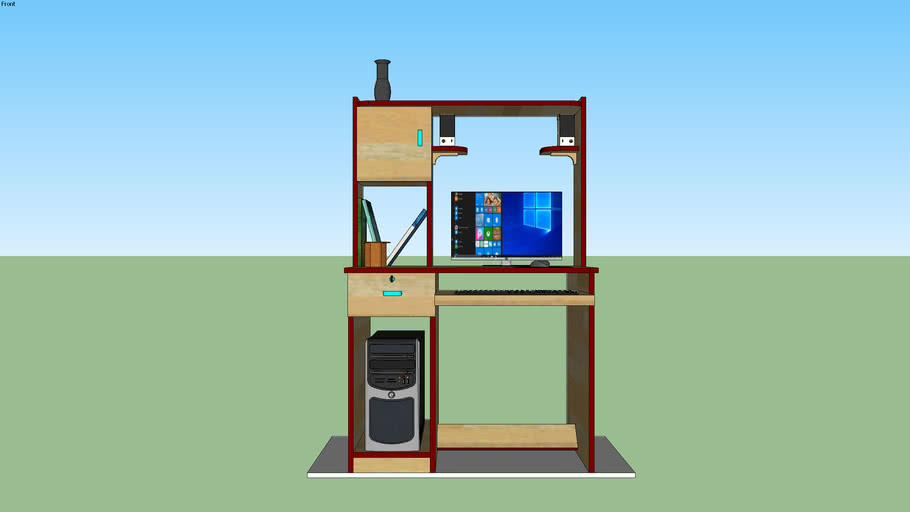 Computer Table | 3D Warehouse