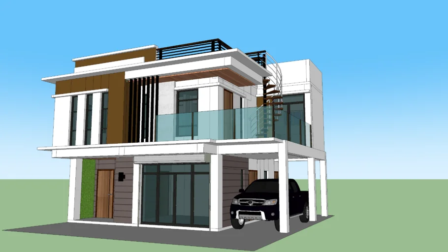 Two Storey House | 3D Warehouse