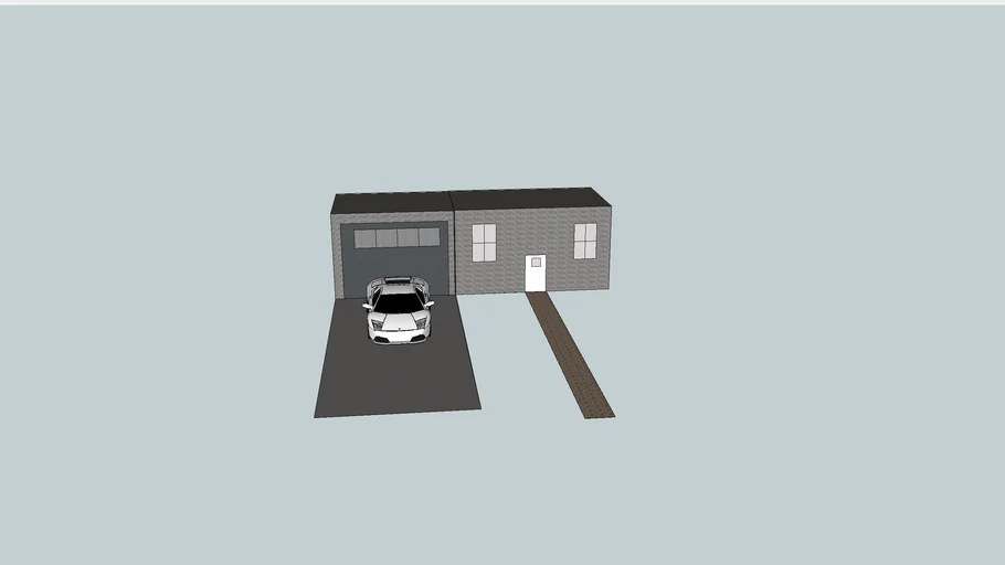 house with car | 3D Warehouse