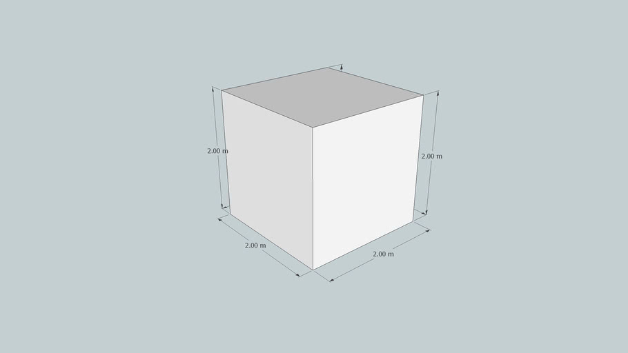 CUBO MEDIDAS | 3D Warehouse