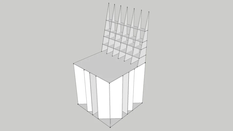 All Cardboard Chair | 3D Warehouse