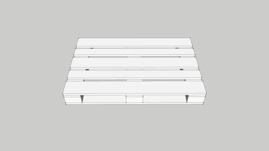 euro pallet 4318 | 3D Warehouse