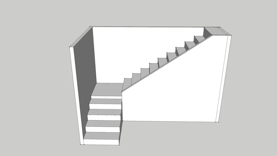 Simple Staircase | 3D Warehouse