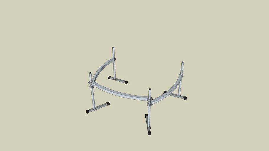 Pearl 503C Icon Curved Drum Rack | 3D Warehouse
