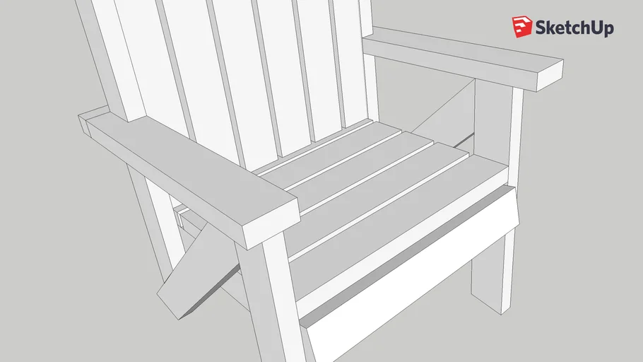 Adirondack Chair Modified | 3D Warehouse